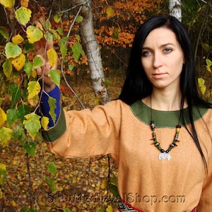Early Medieval Viking Wool T-tunic Dress Based on Hedeby Sources for ...