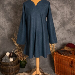 KRAGELUND TUNIC | Early Medieval Scandinavian Wide Wool Tunic for ...
