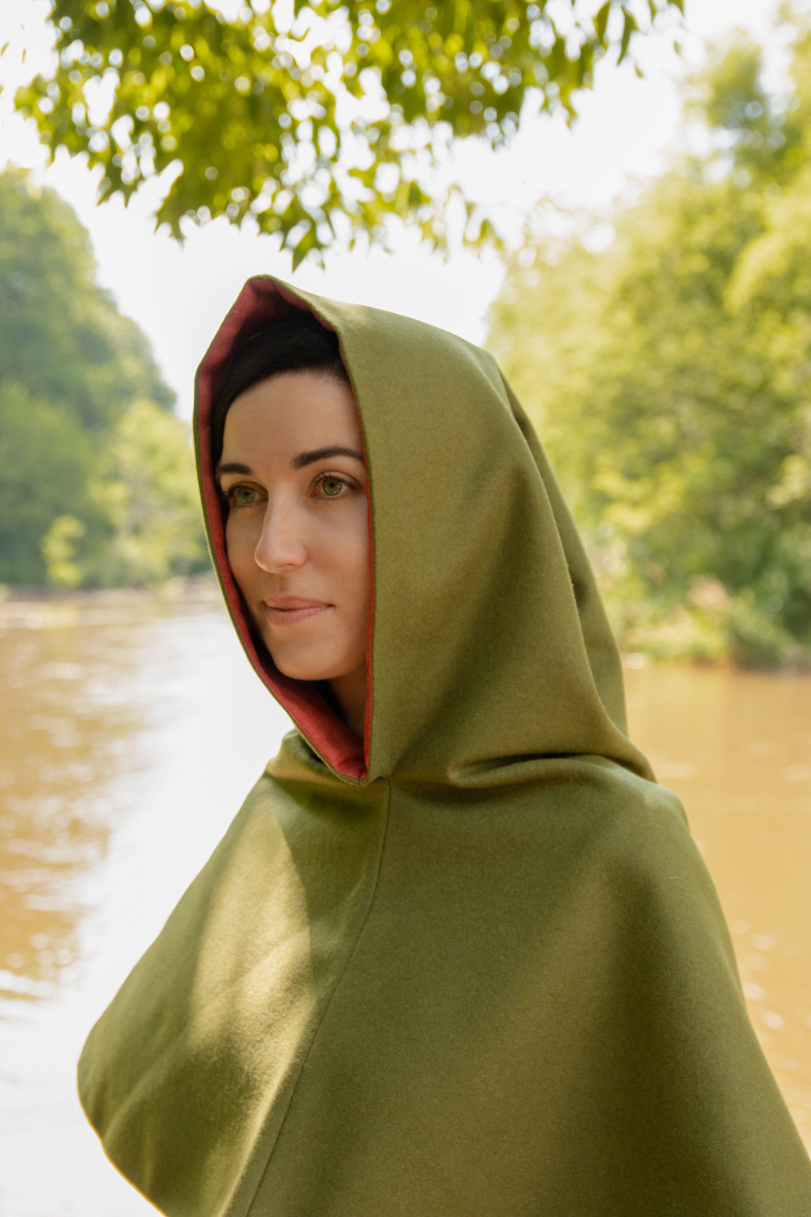 Early Medieval Bocksten Wide Warm Wool Hood With Linen Lining - Etsy
