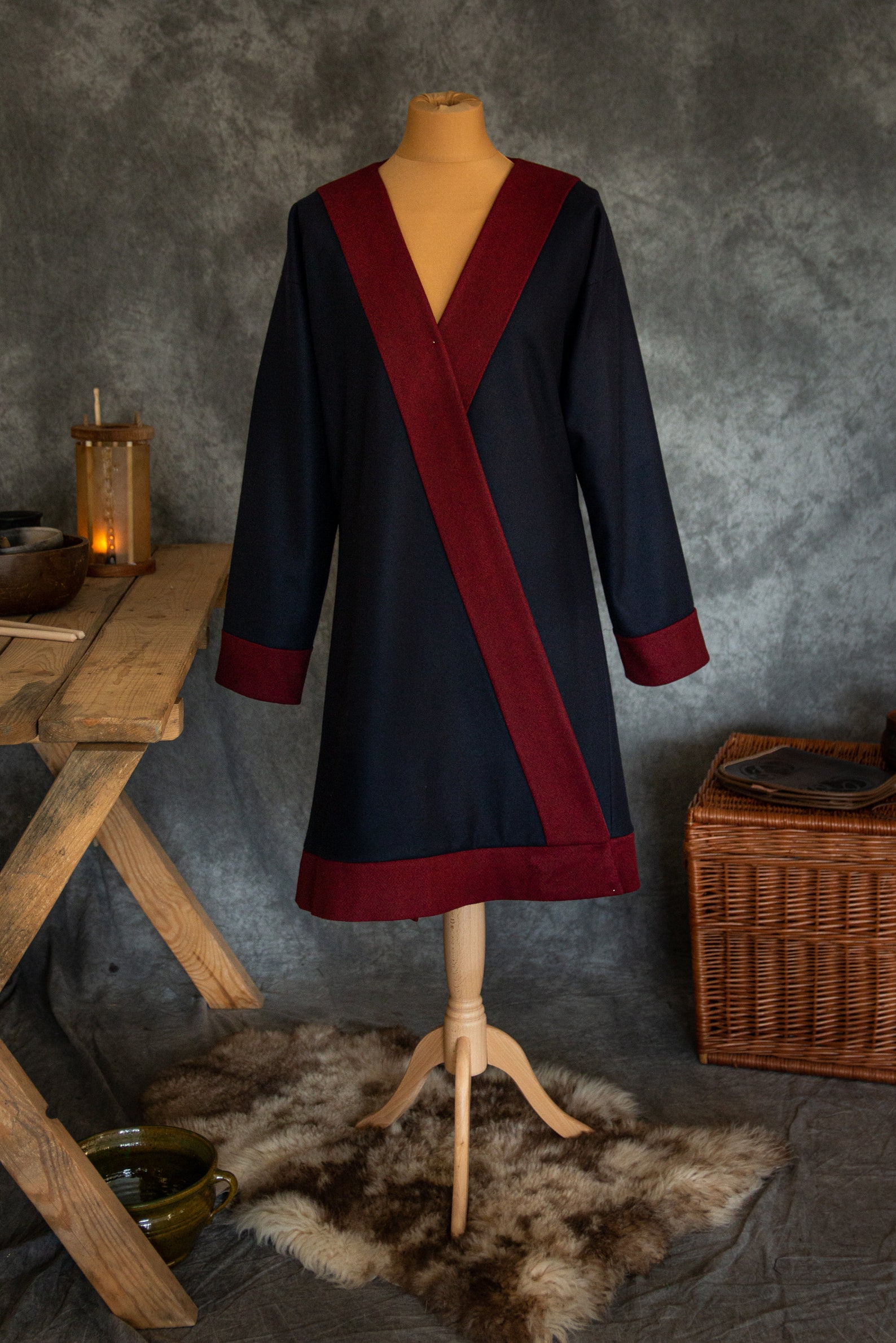 Early Medieval Scandinavian Viking Wool Coat - Etsy