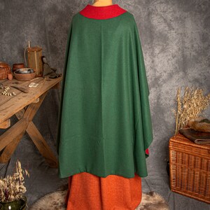 FREJA | Early Medieval Costume Set With Wide Linen Dress, Wool and ...