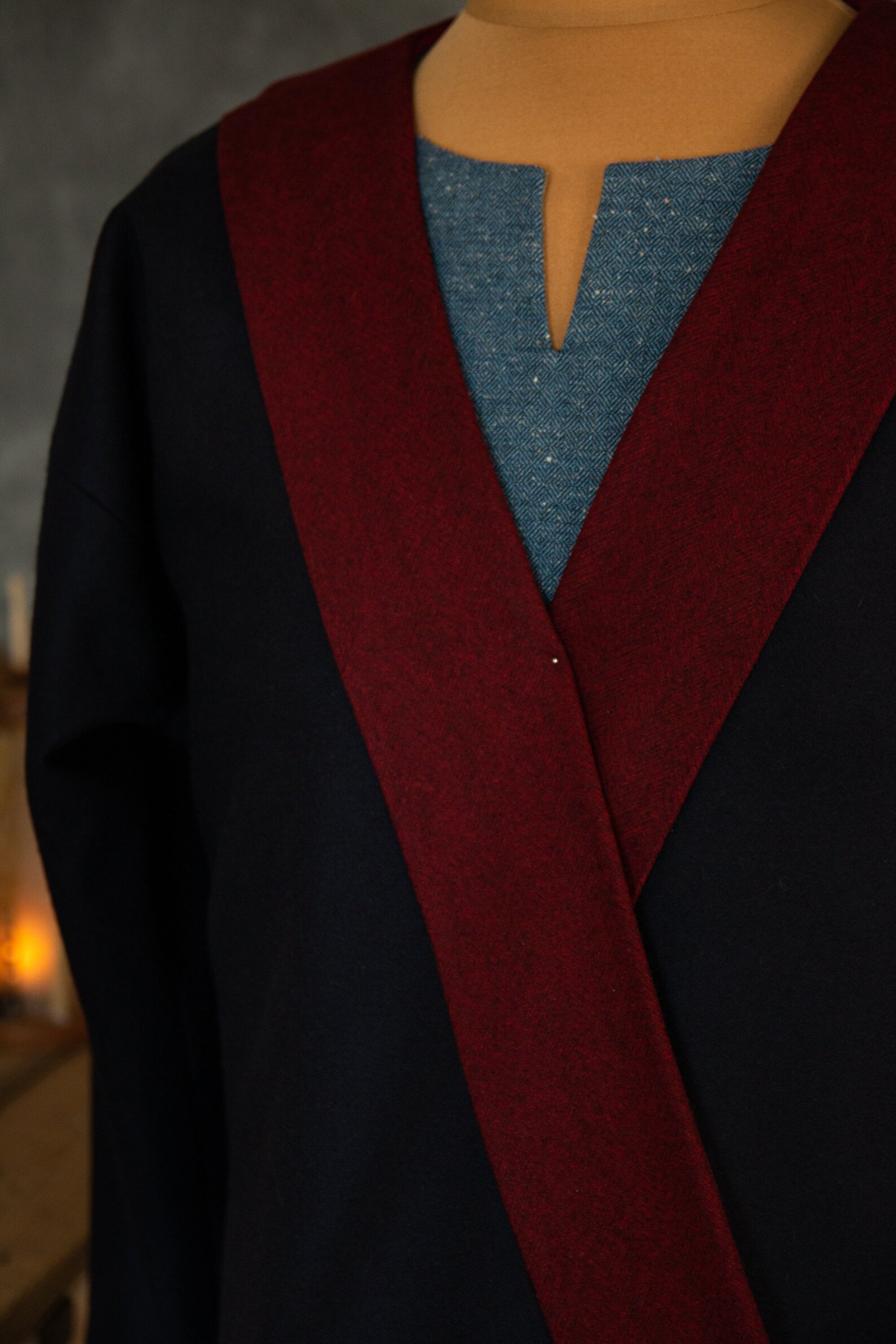 Early Medieval Scandinavian Viking Wool Coat - Etsy