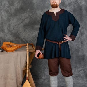 Early Medieval Scandinavian Viking Hedeby Wool Tunic for Viking Man and ...