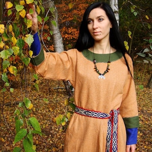 Early Medieval Viking Wool T-tunic Dress Based on Hedeby Sources for ...