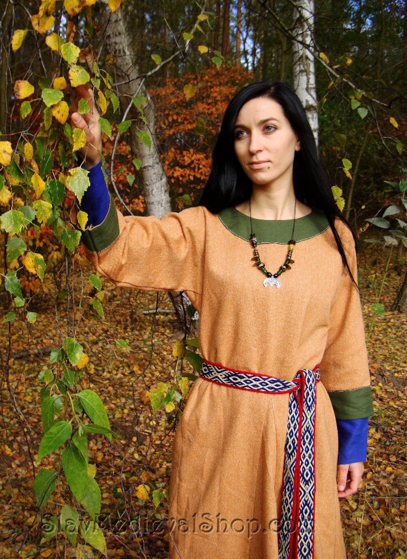 Early Medieval Viking Wool T-tunic Dress Based on Hedeby Sources for ...