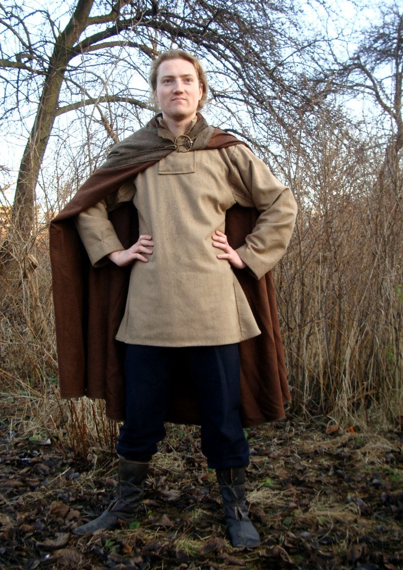 Medieval Hooded Cloak Pattern