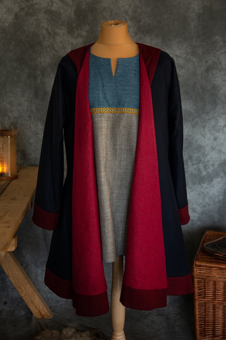 Early Medieval Scandinavian Viking Wool Coat - Etsy