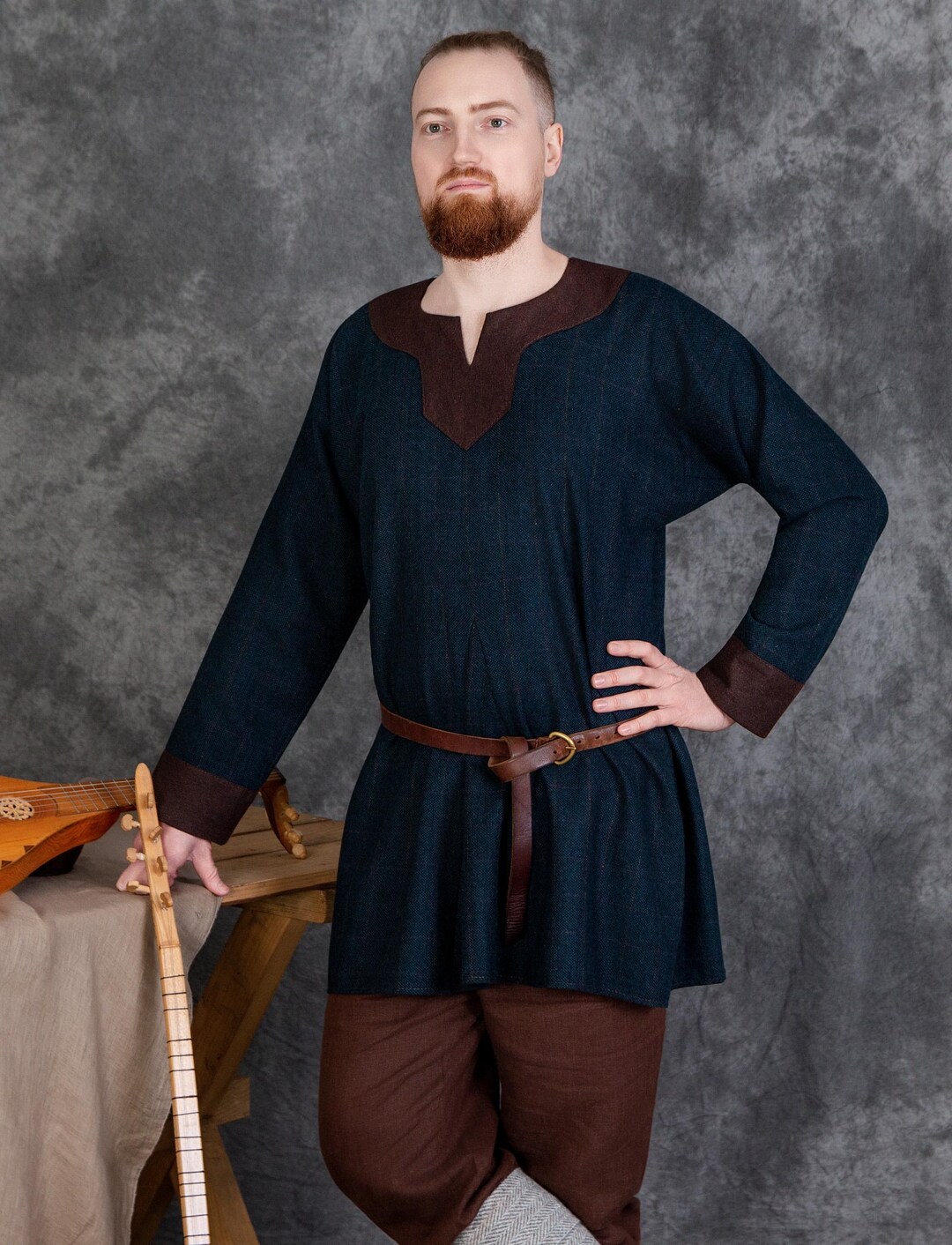 Early Medieval Scandinavian Viking Hedeby Wool Tunic for Viking Man and ...