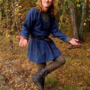Early Medieval Scandinavian Viking Hedeby Wool Tunic for Viking Man and ...