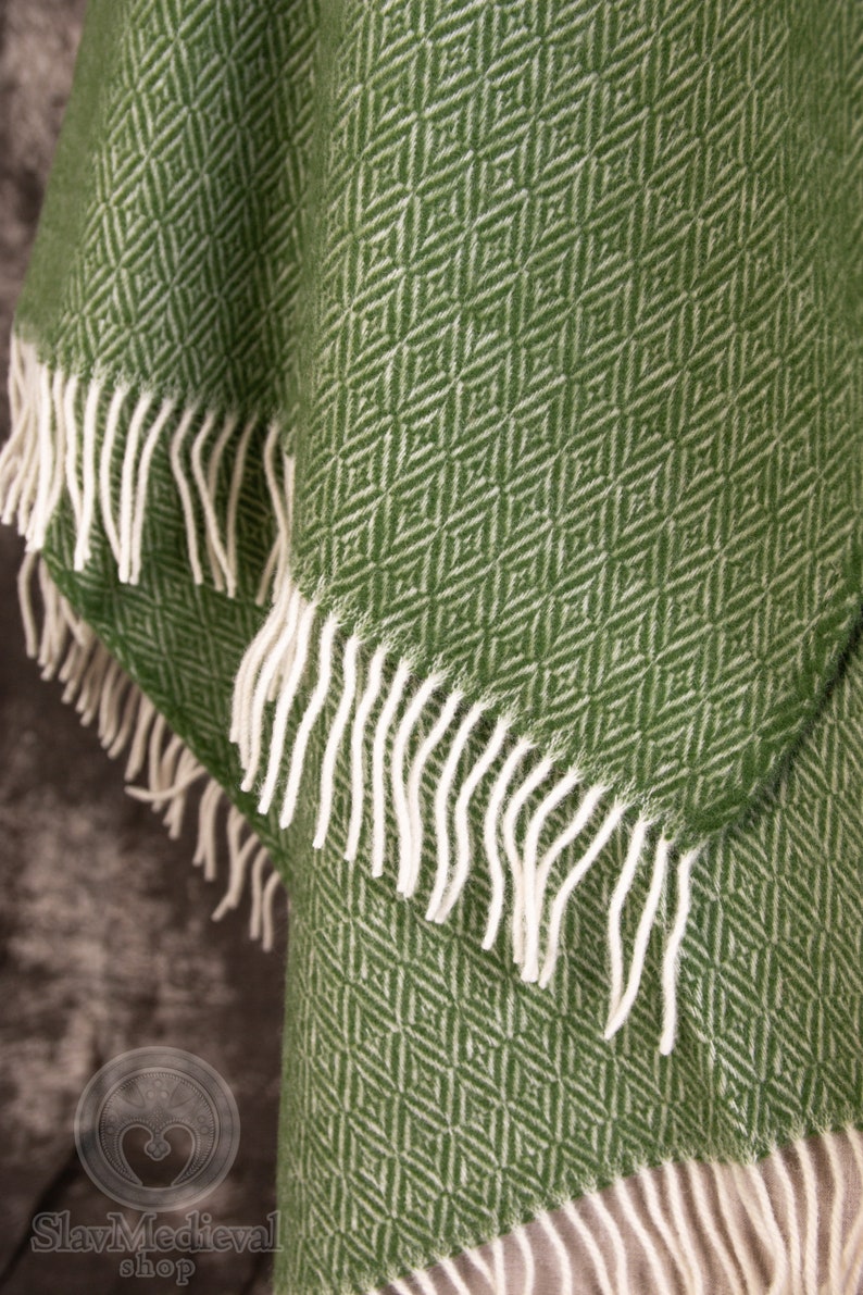 Wool Blanket Diamond Twill Weave King Sizeviking Cloak 100% | Etsy UK