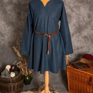 KRAGELUND TUNIC Early Medieval Scandinavian Wide Wool Tunic for Viking ...