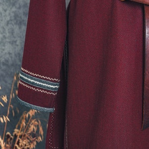 Early Medieval Scandinavian Wool Tunic With Slit and Wool Handmade ...