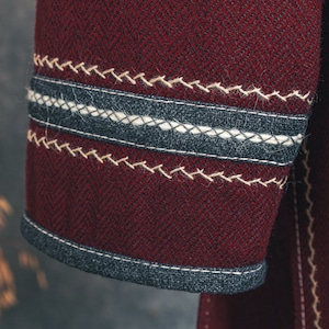 Early Medieval Scandinavian Wool Tunic With Slit and Wool Handmade ...