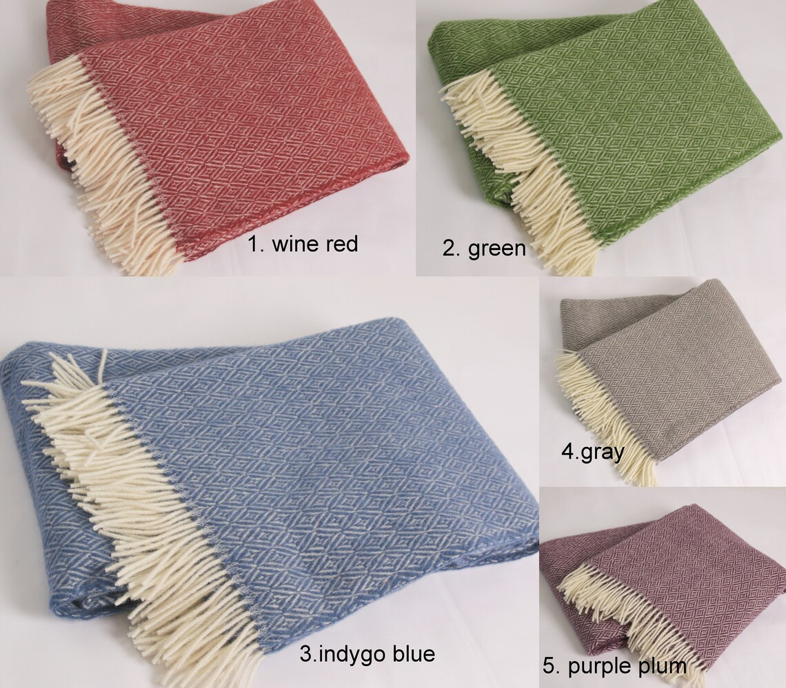 100% Wool Blanket Diamond Twill Weave King Sizeviking Cloak - Etsy