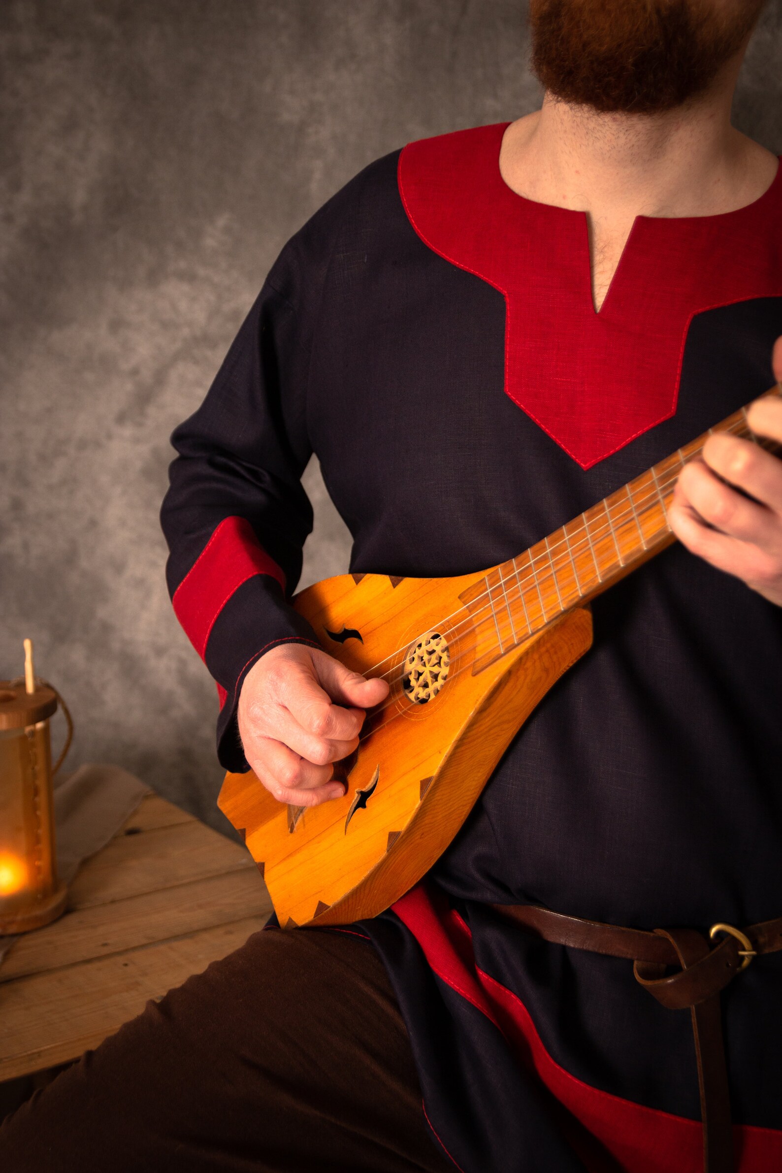 Early Medieval Linen Shirt With Linen Hems for Viking and Slavic Man ...