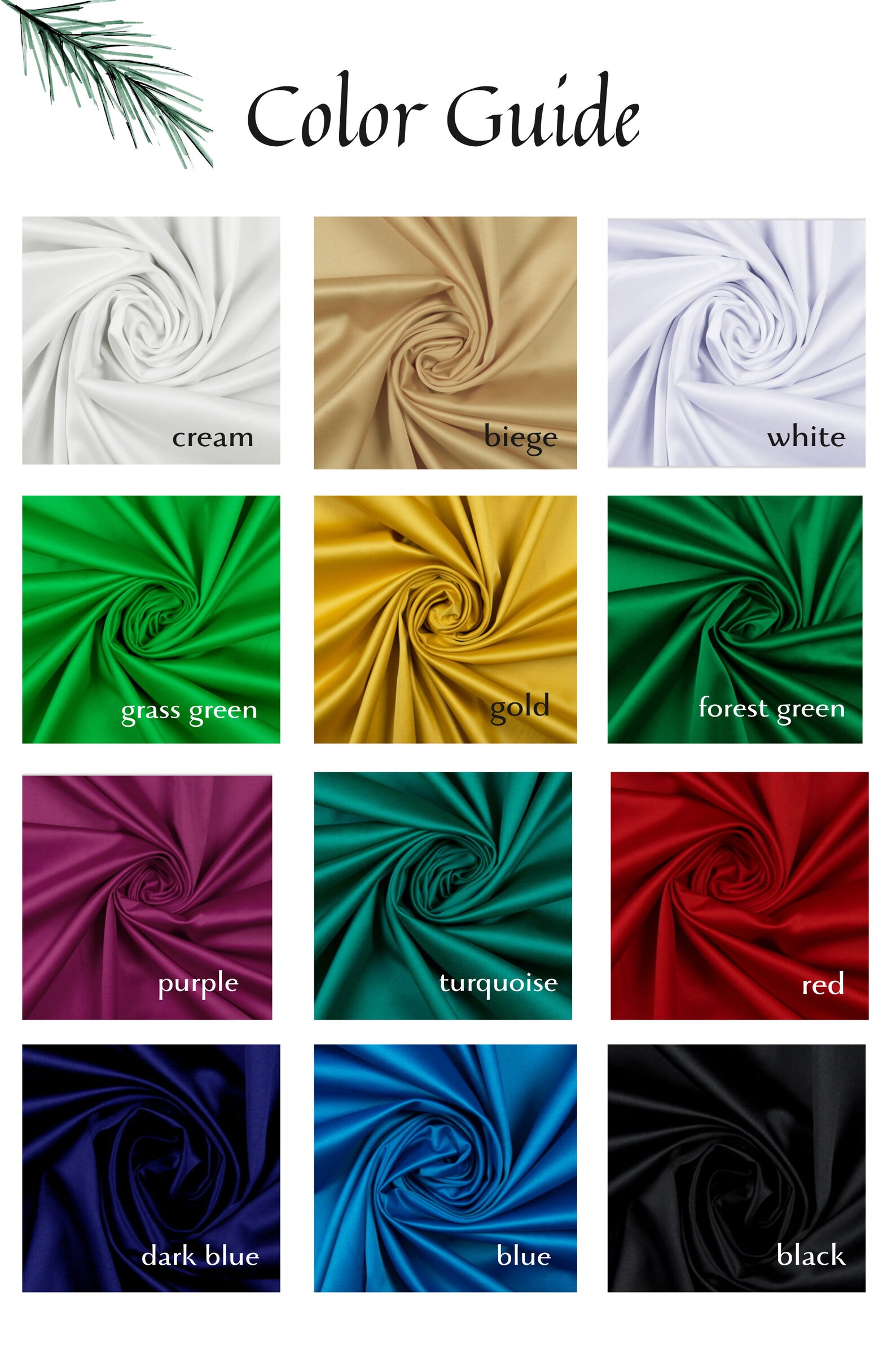 FANTASY RAINDROP 100% Cotton Satin faux Silk Fantasy - Etsy
