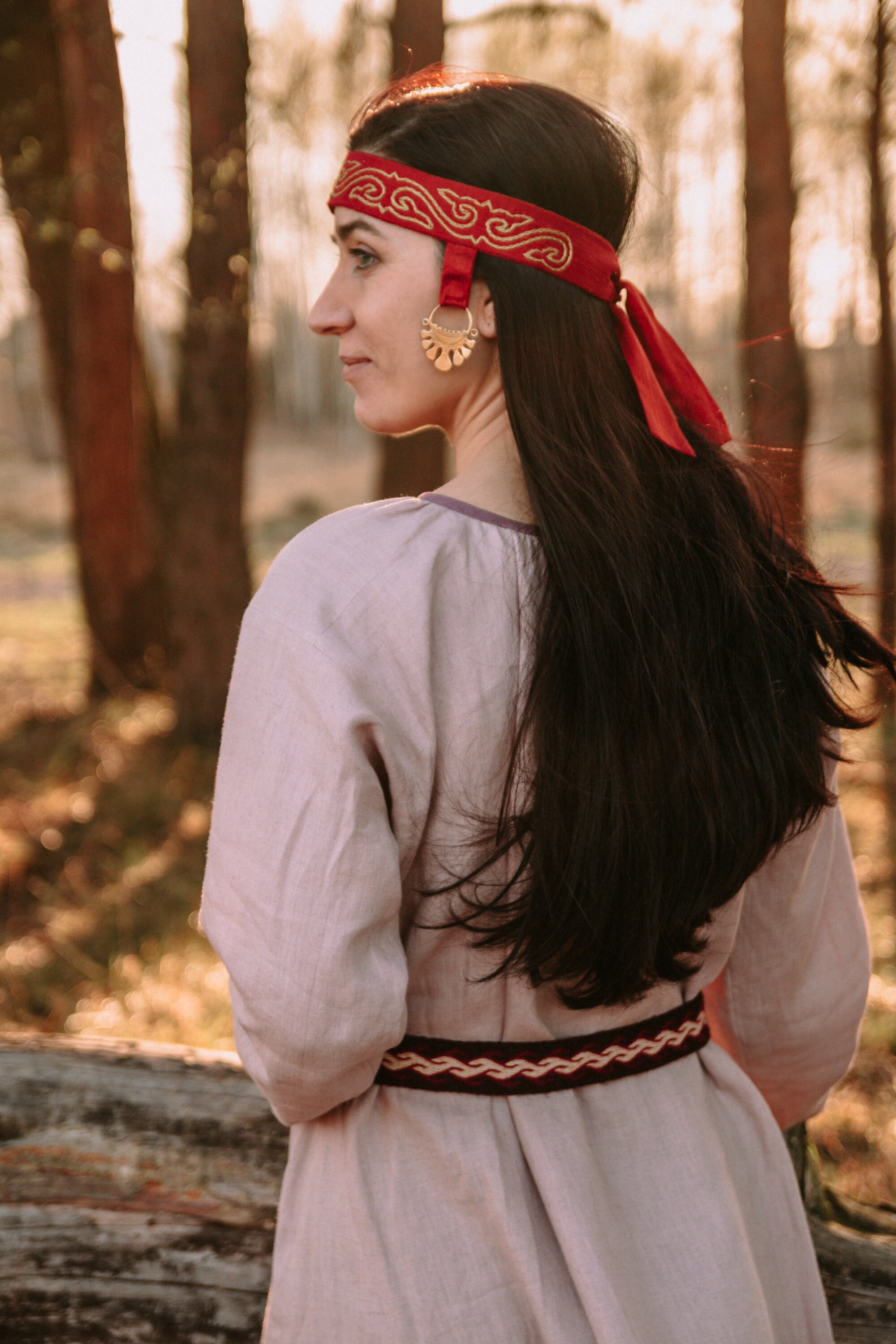 MIRANA | Early Medieval Slavic Viking Woman Costume With Wide ...