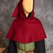 Early Medieval Bocksten Wide Warm Wool Hood With Linen Lining - Etsy