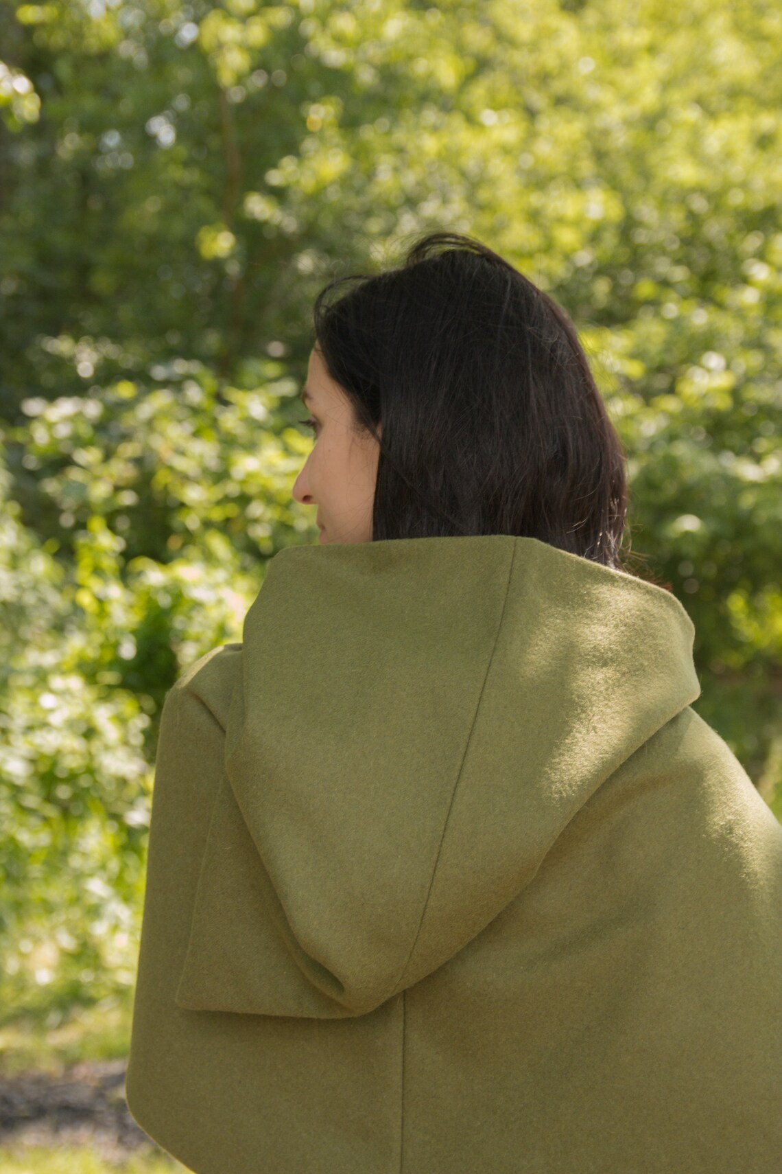 Early Medieval Bocksten Wide Warm Wool Hood With Linen Lining - Etsy