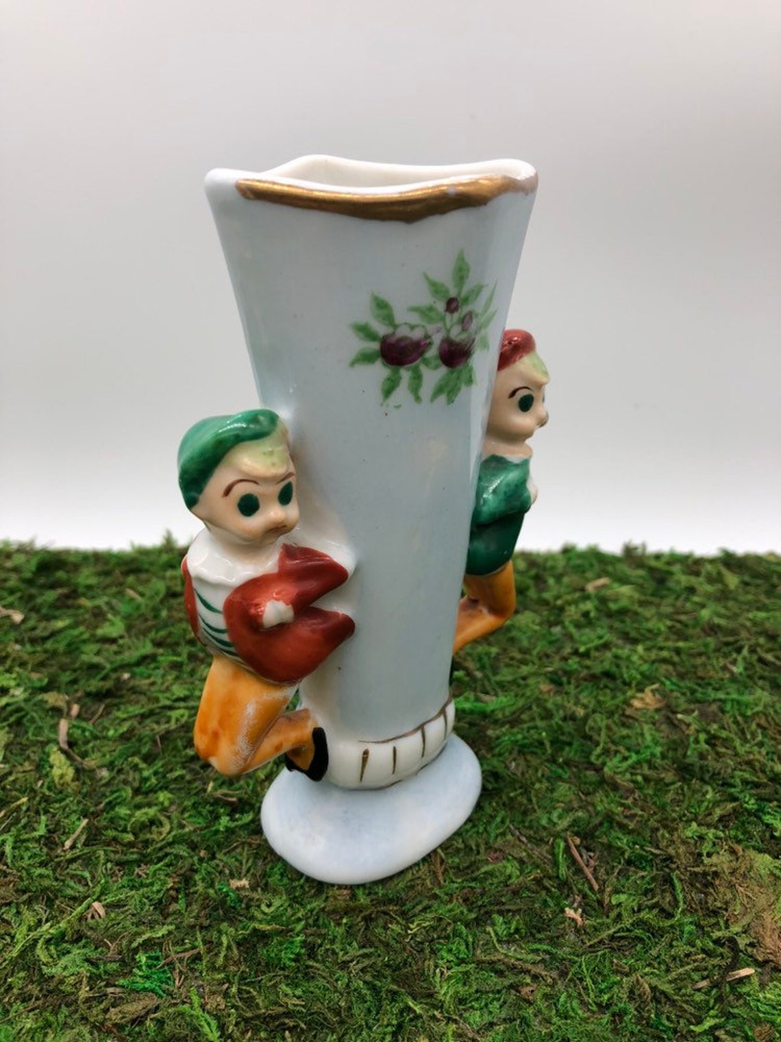 Vintage Pixie Elves Vase // Nymph Vase// Made in Japan // Elf Vase - Etsy