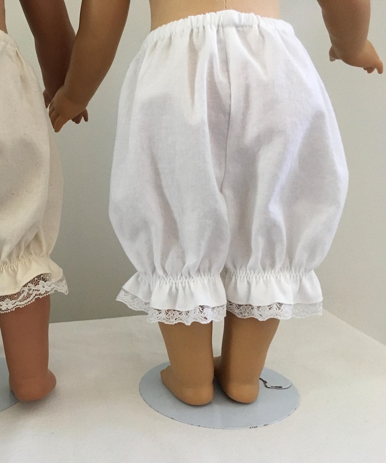 Handmade Pure White Bloomers, 100% Cotton, for Your 18 Inch Doll - Etsy