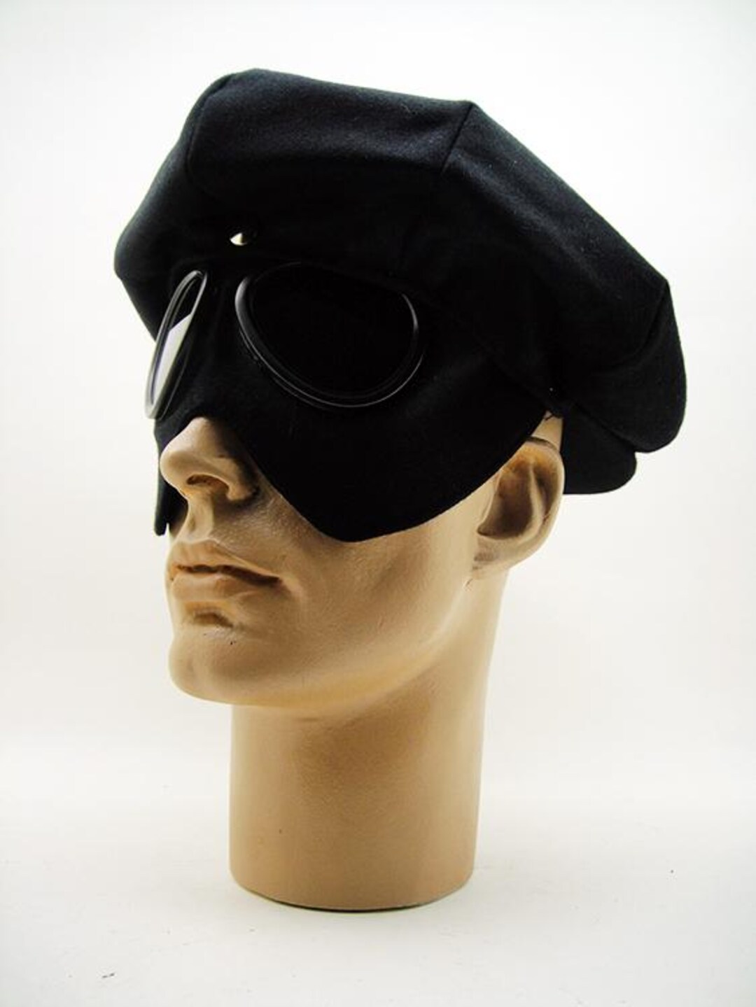 Cap & Goggles RIDER Driving Hat Convertible Vintage Car Racer ...
