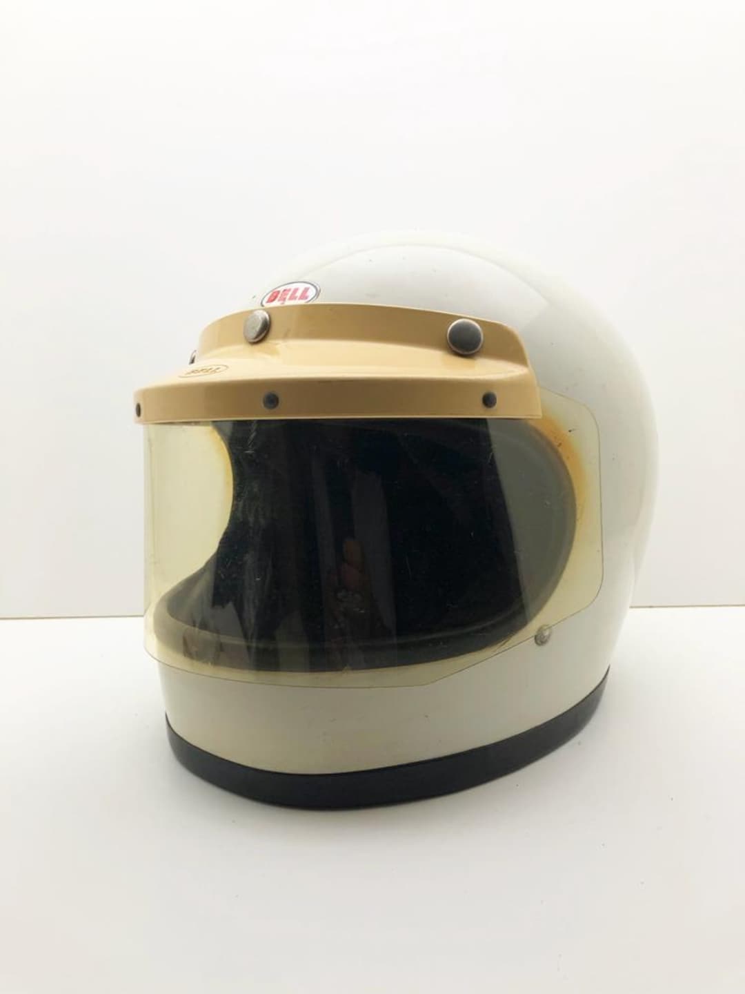 Vintage BELL Star 120 Motorcycle Classic 70s Helmet With Visor Open ...
