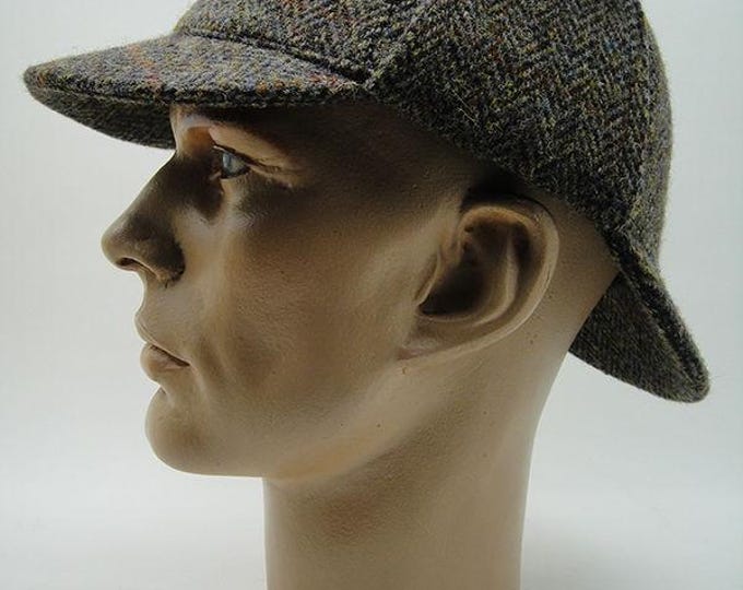 Deerstalker Hat, Sherlock Holmes Hat, Tweed Sherlock Hat, Wool Ear ...