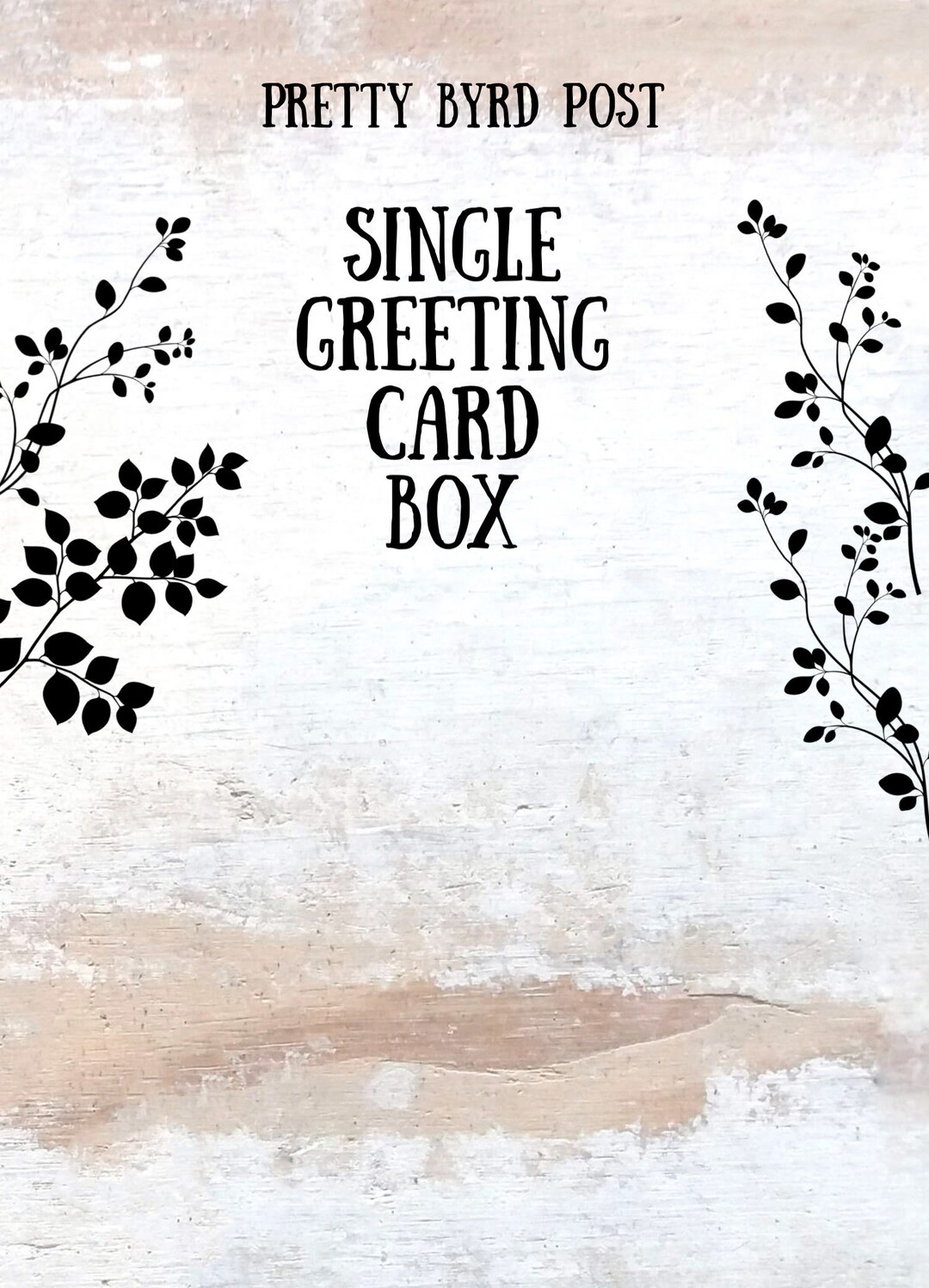 Single Box of Greeting Cards Greeting Card Box - Etsy