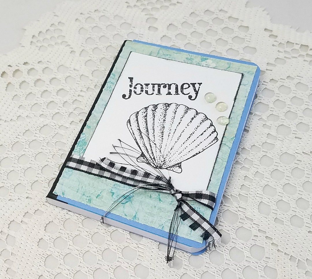 Sea Shell Mini Journal - Sea Shell Mini Notebook - Summer Journal ...