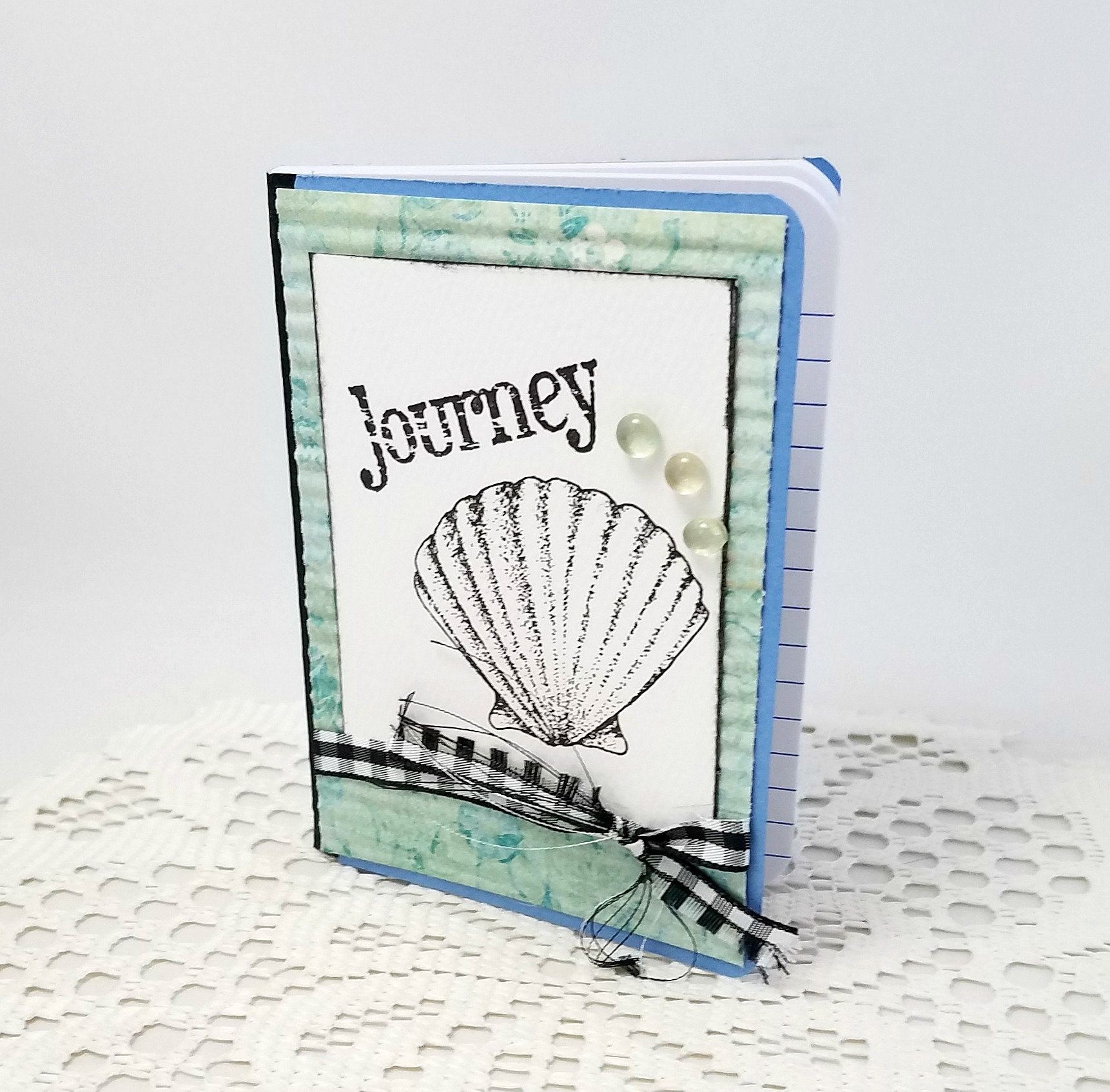 Sea Shell Mini Journal Sea Shell Mini Notebook Summer - Etsy