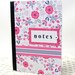 Pink Floral Mini Journal Small Pink Floral Notebook Bright - Etsy