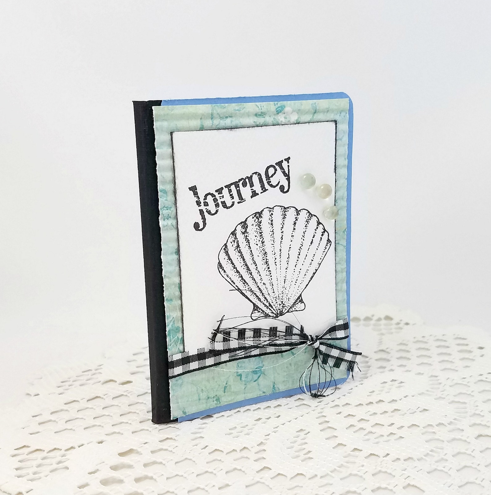 Sea Shell Mini Journal Sea Shell Mini Notebook Summer - Etsy
