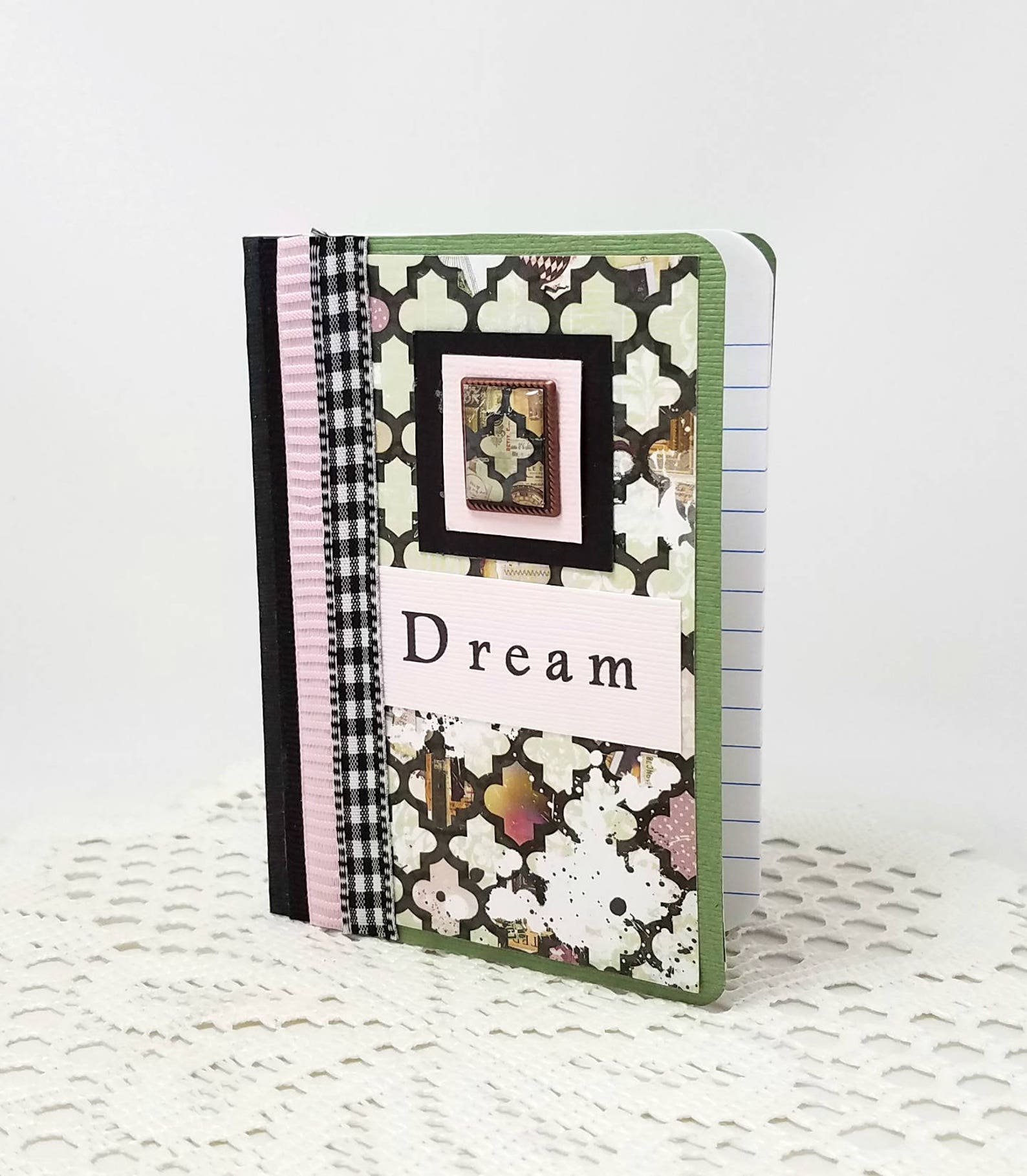 Dream Mini Journal Dream Mini Notebook Patterned Mini - Etsy