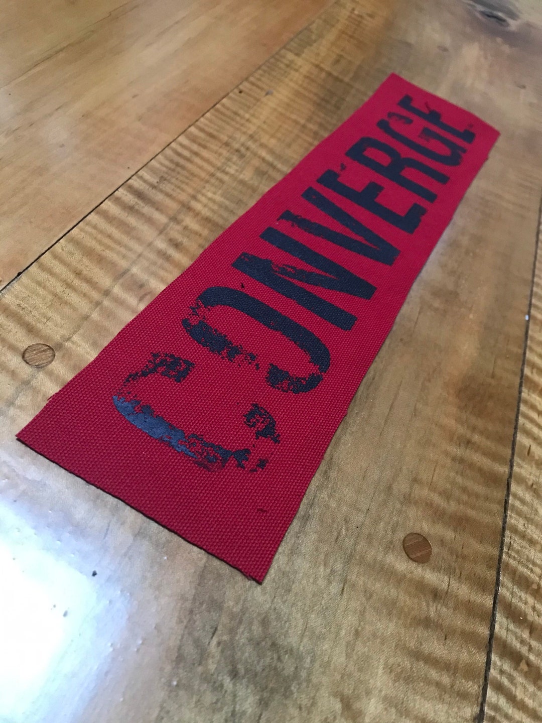 Converge RED & BLACK Punk Rocker Sew on Patch - Etsy