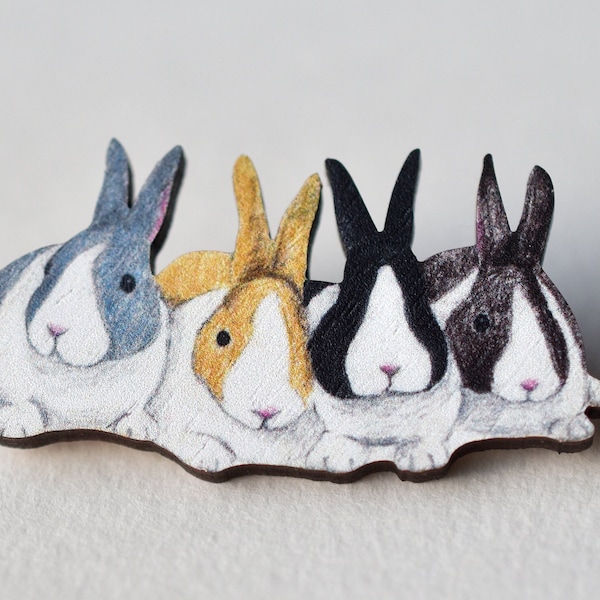 Dutch Rabbit - Etsy