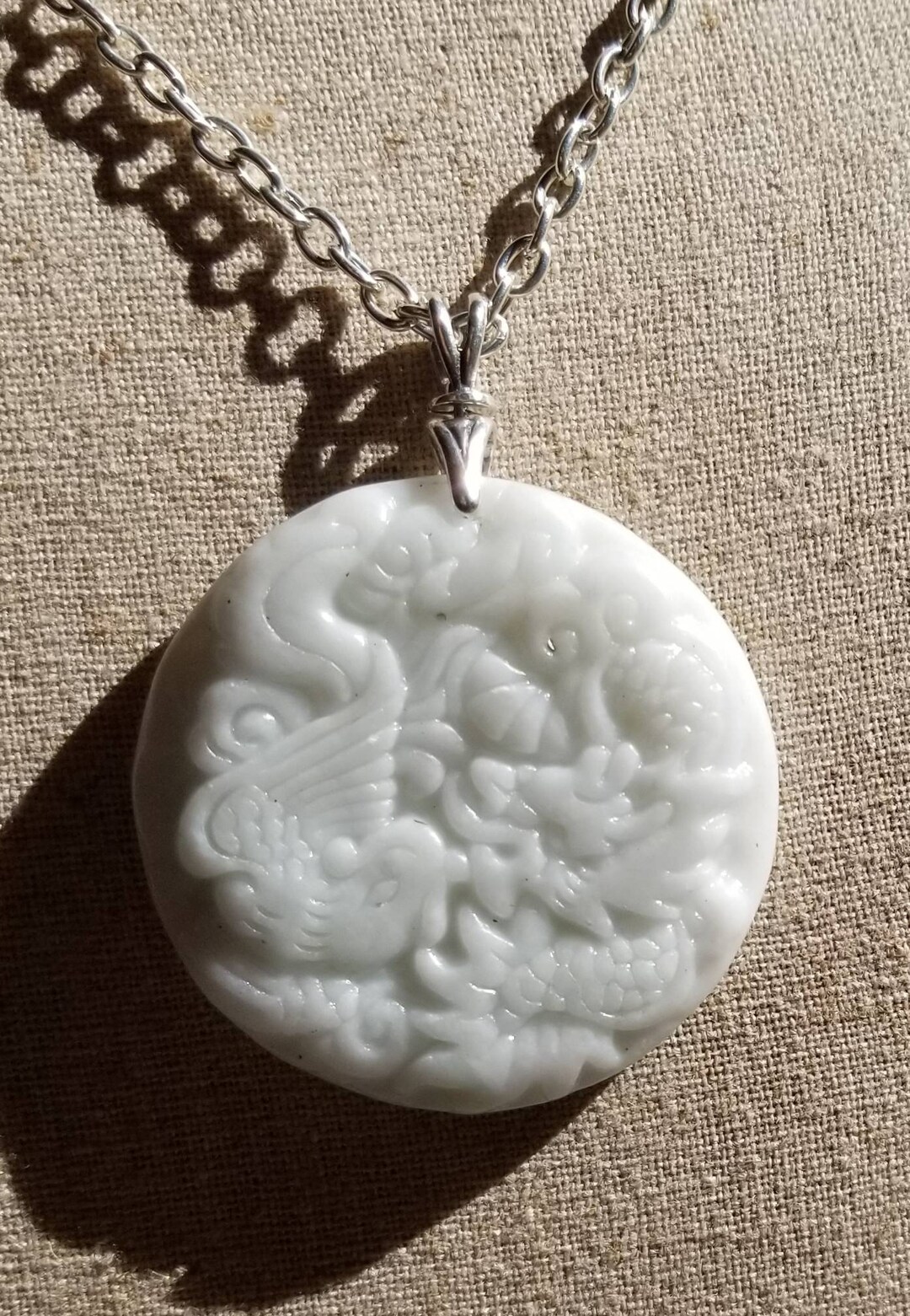 Jade Phoenix Pendant/pendant Only - Etsy