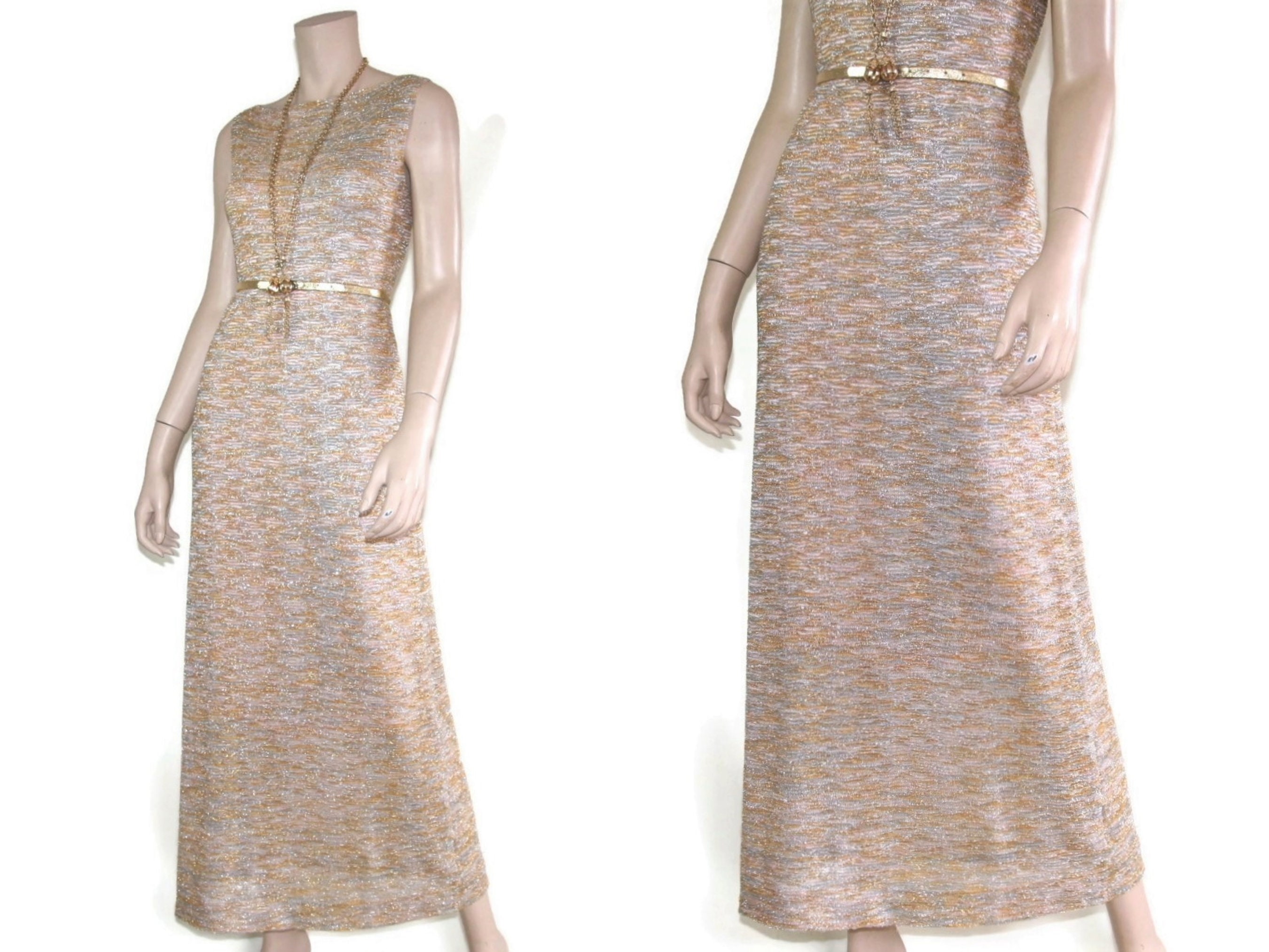 Vintage 80s 90s Missoni Orange Label Gold & Silver Metallic - Etsy