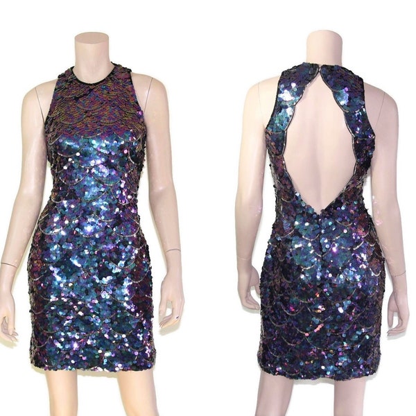 Purple Scale Dress - Etsy