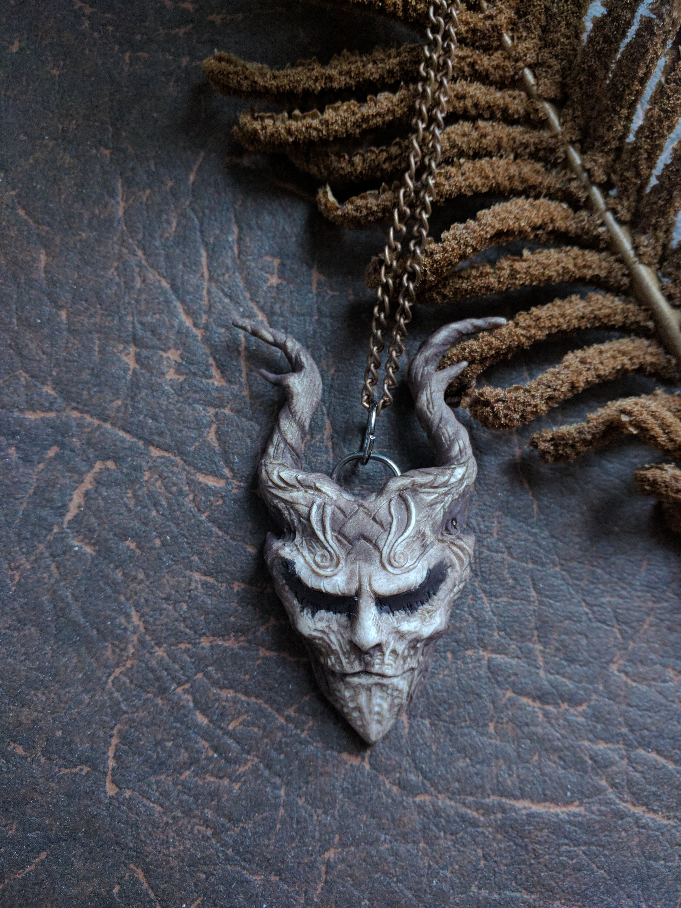 Faun Pendant, Demon Pendant, Pagan Jewelry, Faun Jewelry, Fantasy ...