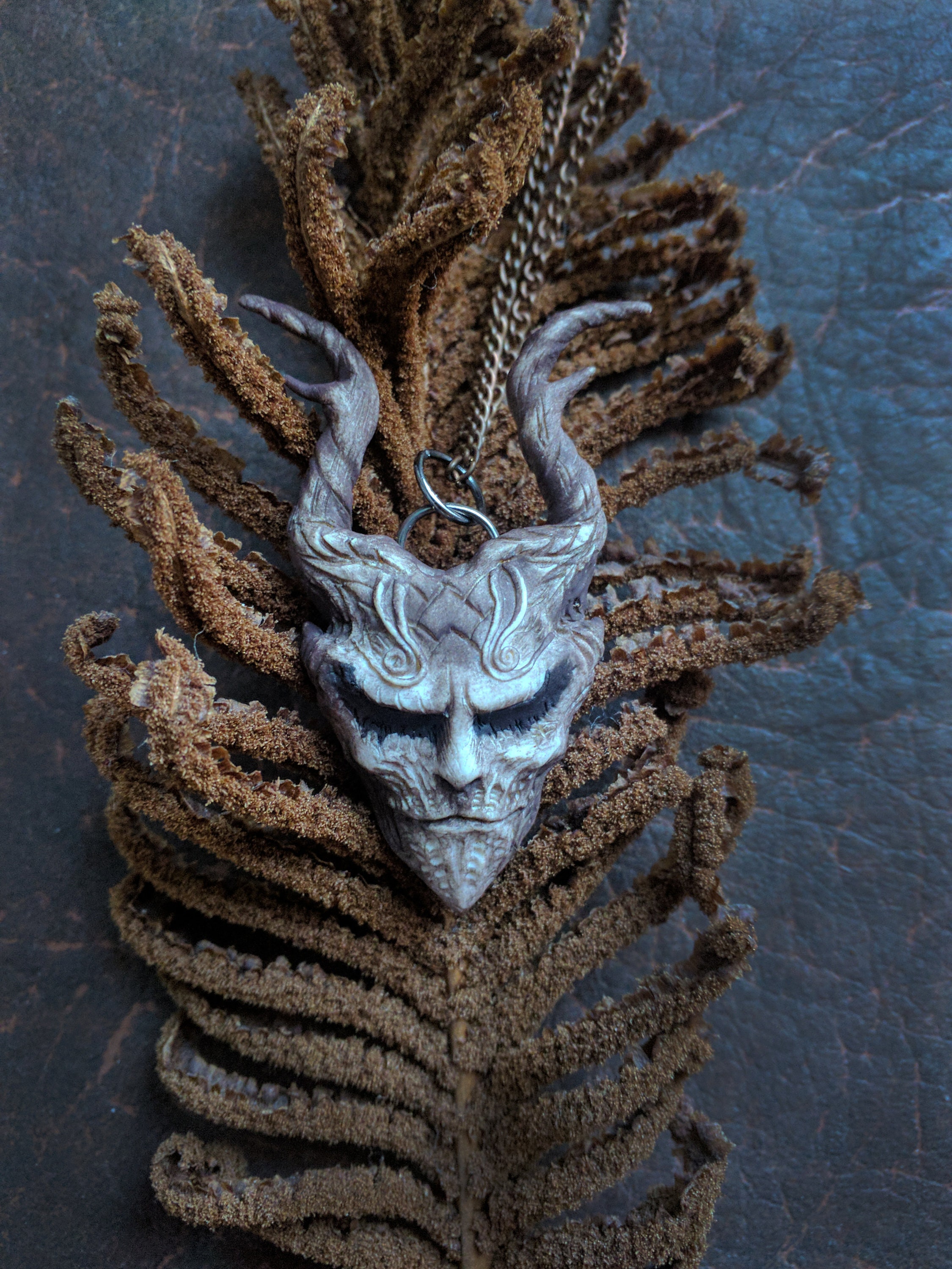 Faun Pendant, Demon Pendant, Pagan Jewelry, Faun Jewelry, Fantasy ...