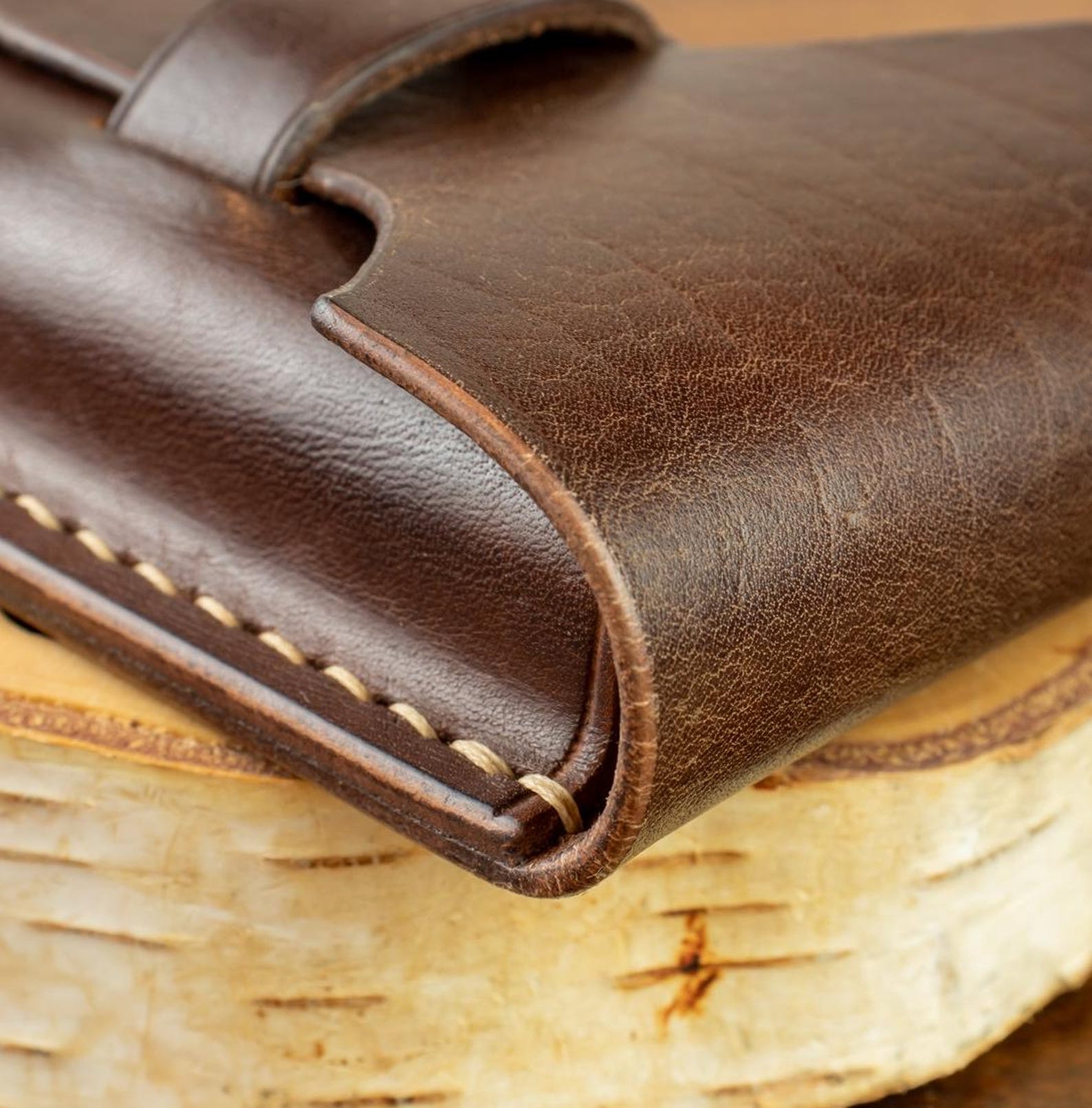 Dark Cocoa Leather Pen Case – Fountain Pen Holder – Profesional and ...