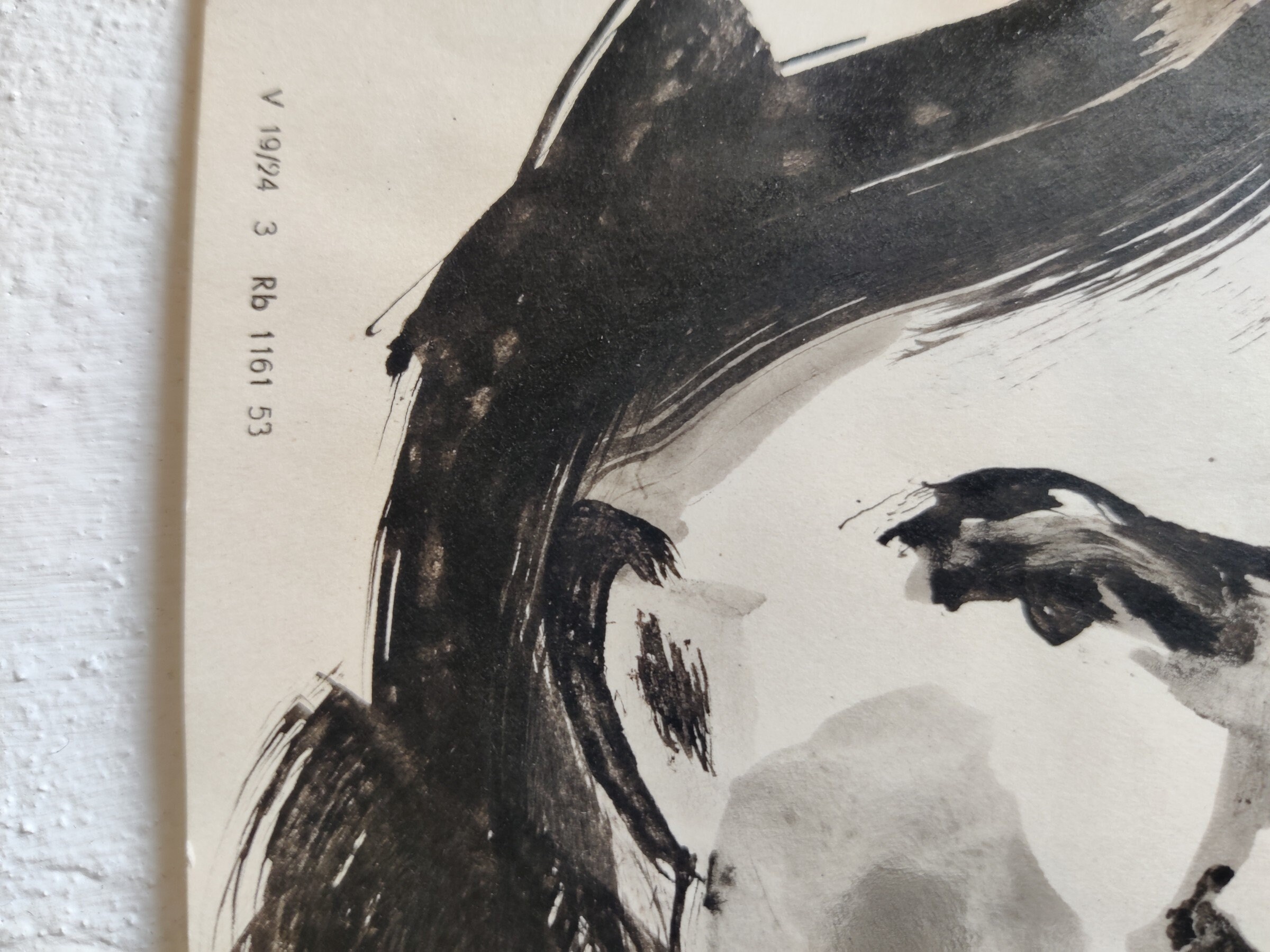 Original Vintagepaper Inkdrawing Femaleportrait Wallart - Etsy