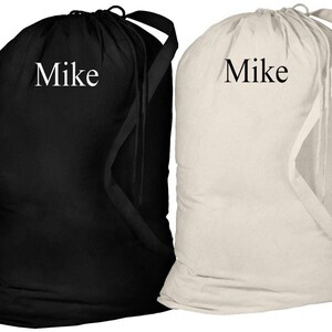Personalized Embroidered Large Laundry Bag Monogram Laundry - Etsy