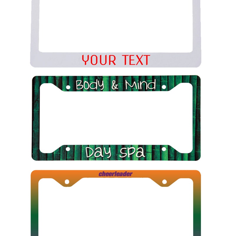 License Plate Frames - Etsy