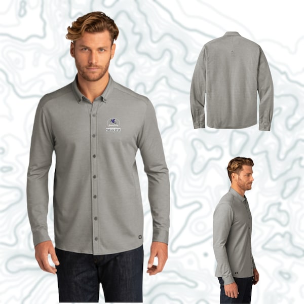 Custom Logo Button up Shirt - Etsy