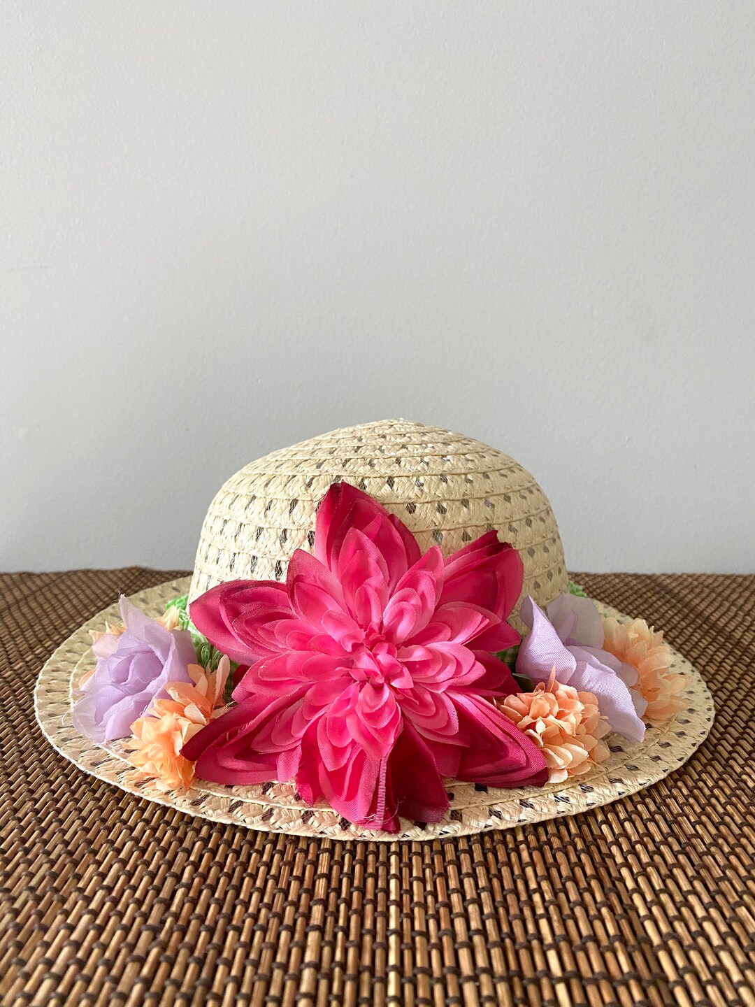 Fruit Punch Hat/girls Easter Hat/church Hat/bright Flower Hat/girls Tea ...