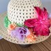 Fruit Punch Hat/girls Easter Hat/church Hat/bright Flower Hat/girls Tea ...