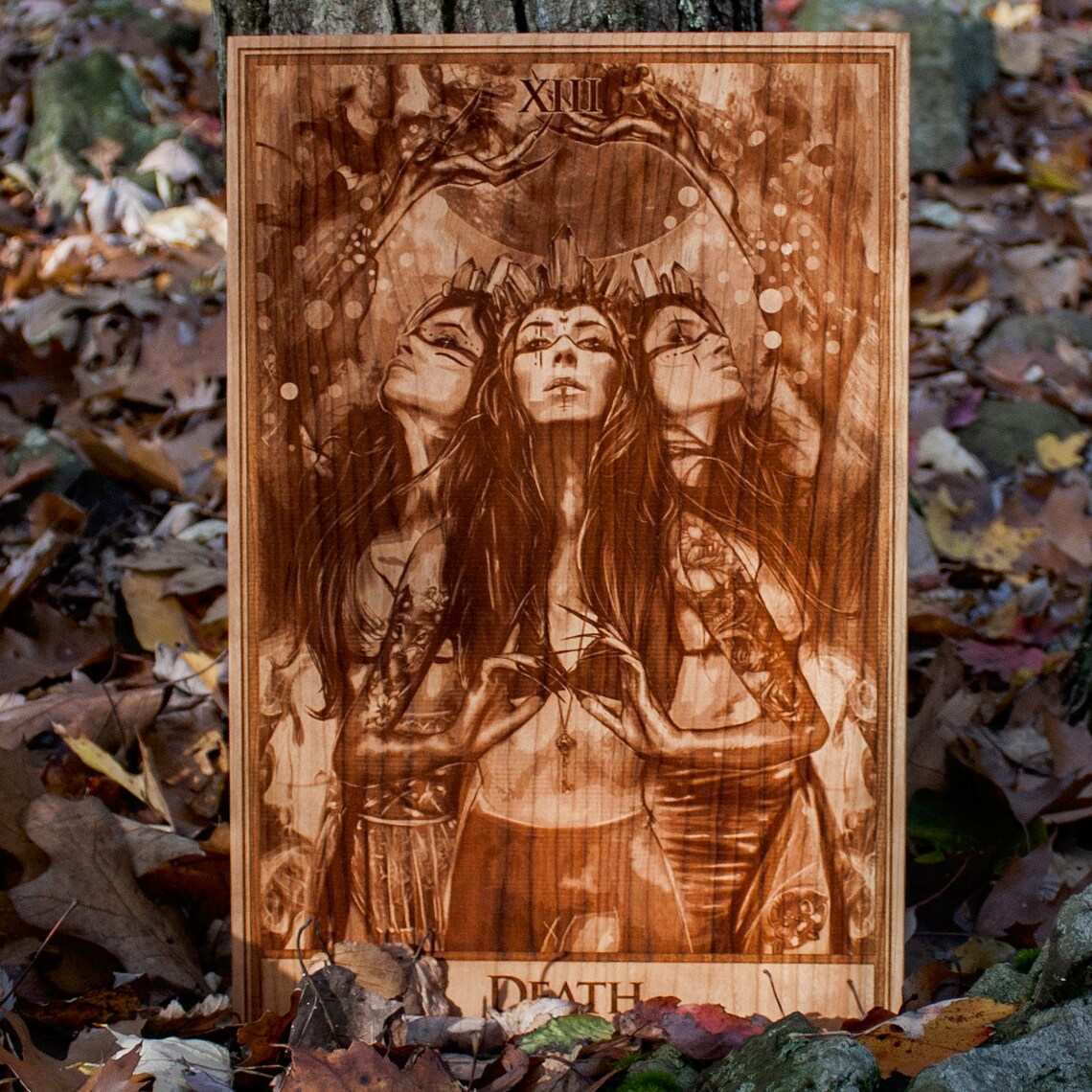 Hecate, Death Tarot, Goddess, Hekate, Dark Goddess, Laser Engraved ...