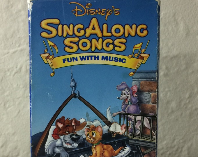 Disney Fun With Music Volume Five Sing Along Songs VHS Tape Sing Along ...